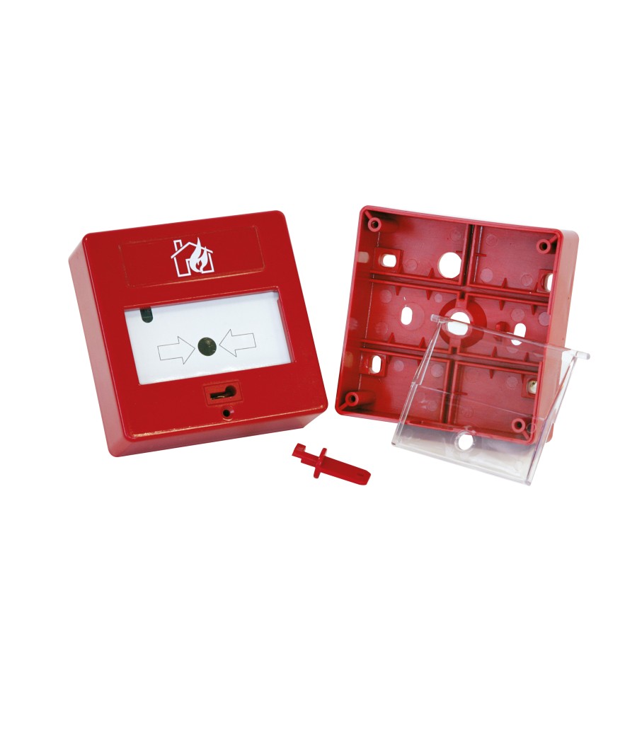 C-KAPY01 - C-TEC Pulsante antincendio rosso con LED